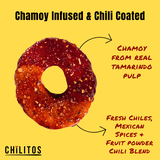 Chilitos Peach Rings Chamoy Candy 8 oz Jar Chamoy Infused and Chili ...