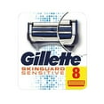 Gillette Skinguard Sensitive Shaving Razor Blade Refills for Men, 8 ct ...