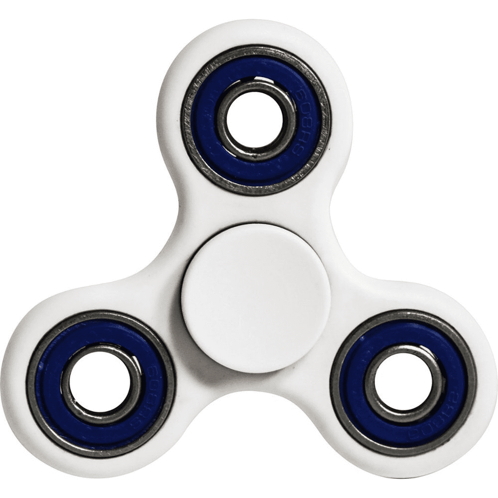 Fidgetly Fidget Spinner Toy Stress Reducer White/Blue 5001 - Walmart.com