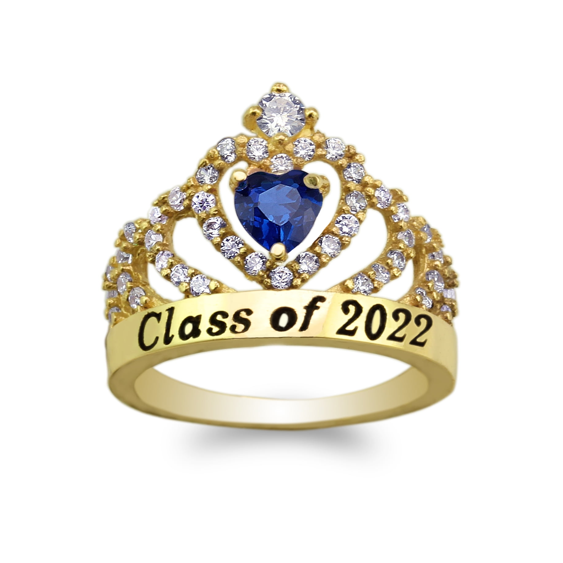 TIARA CROWNE CLASS RING Year 2022 By JamesJenny 10K Yellow Gold tiara-crowne-class-ring-year-2022-by-jamesjenny-10k-yellow-gold