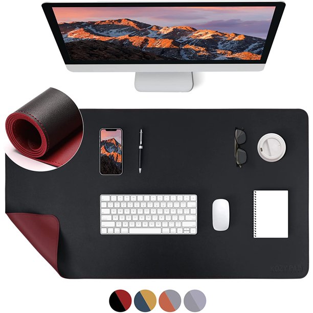 KozyPad Desk Mat - 3 Sizes, Anti-Slip & Multifunctional PU Leather Desk ...