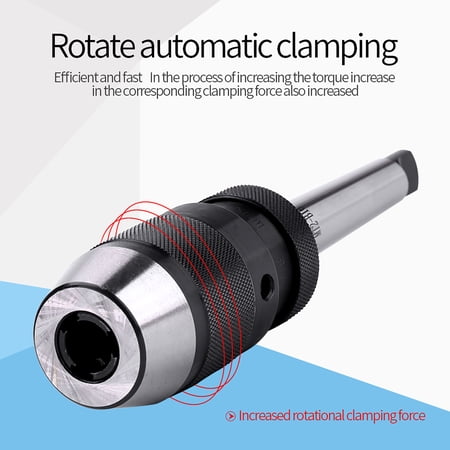 Drill Bit Chuck, Self-tightening Drill Chuck, Metal Texture Power Tool ...