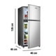 Refrigerador 2 Puertas Red Velvet Freezer Acero 150l 5.3 Ft | Walmart ...