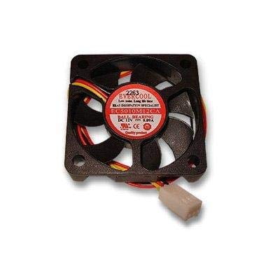 Evercool EC5010M12CA 50mm x 50mm x 10mm 3 Pin Tachometer Ball Bearing ...