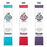 G Zero Sport Powder Drink Mix, Fruit Punch Variety Pack, Hydration ...