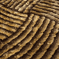 RugBerry 5x7 Area Rug Brown Abstract 3D Shag Carpet Soft Fluffy Fuzzy ...