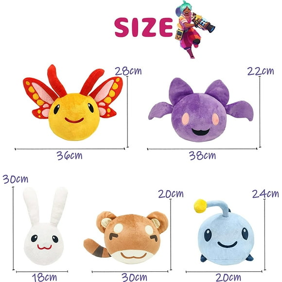 Slime Rancher Plushies