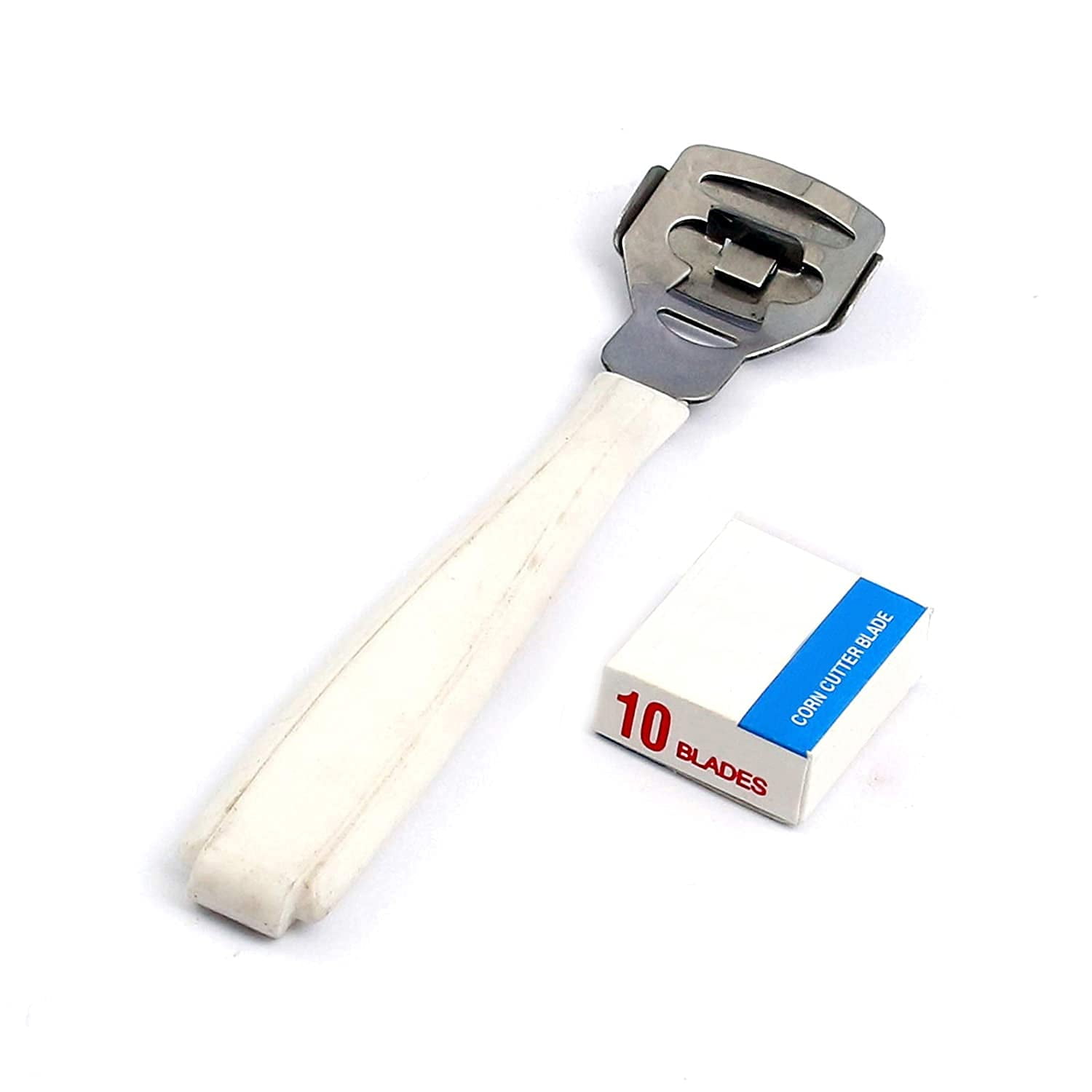 Ddp 6" White Corn/callus Shaver With 10 Replacement Blades - Walmart.com