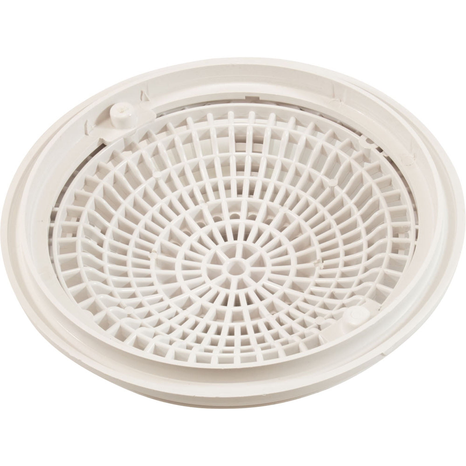 Main Drain Cover & Frame, Waterway Tru Flo 8", White, VGB - Walmart.com