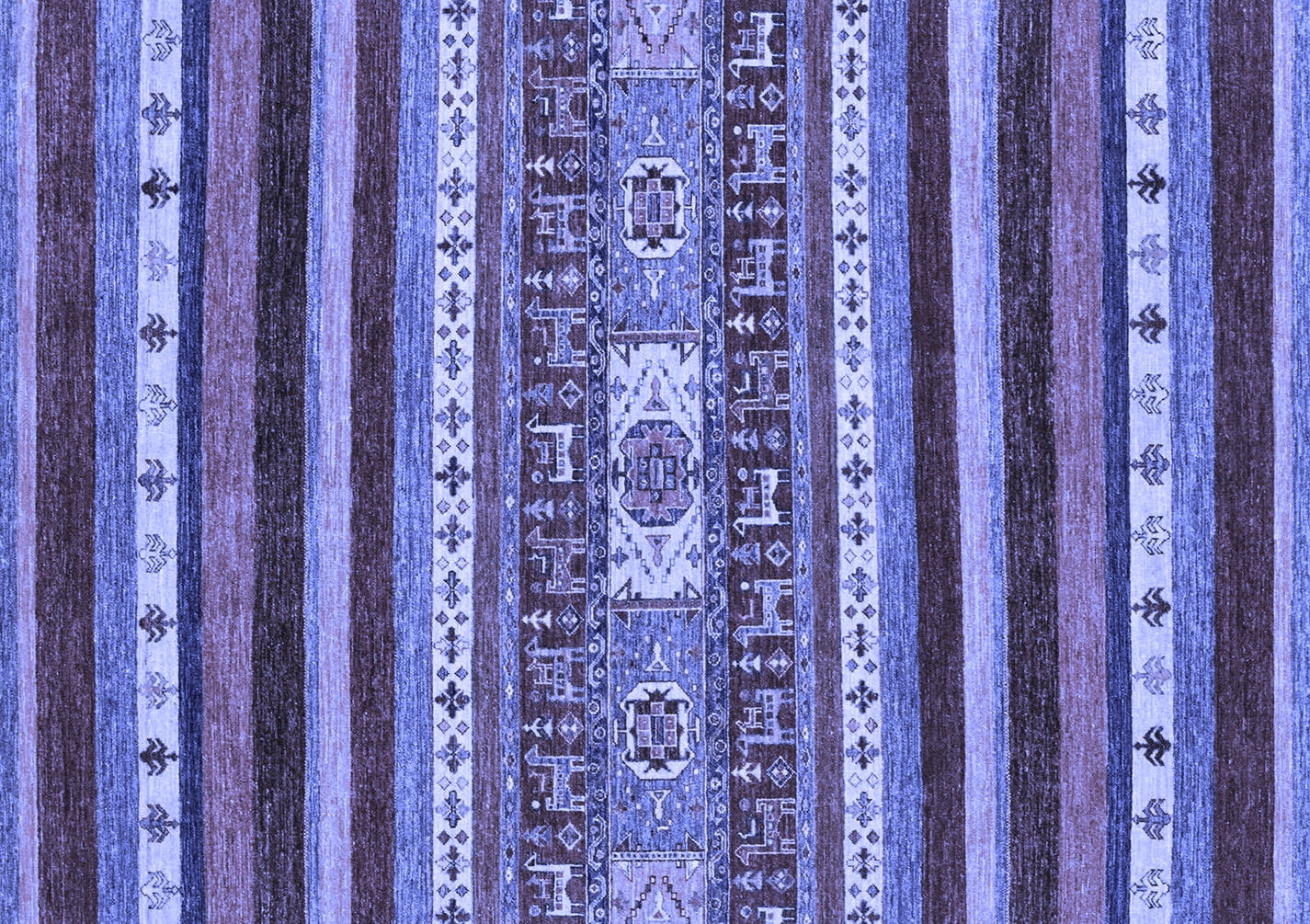 Ahgly Company Indoor Rectangle Abstract Blue Modern Area Rugs, 2' x 4 ...