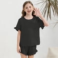 Abcomgle Matching Pajamas for Girls 10 12 Silk Satin Kids Matching ...