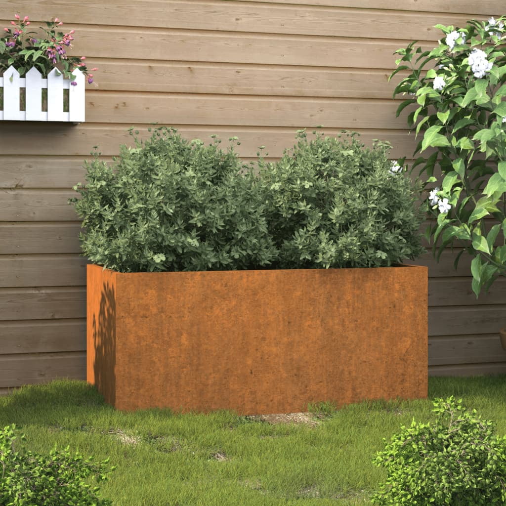 Click here for Vidaxl Planter 62x40x39 Cm Corten Steel 62 X 40 X... prices