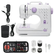 Michley Portable 16-Stitch Sewing Machine with Accessory Compartment ...