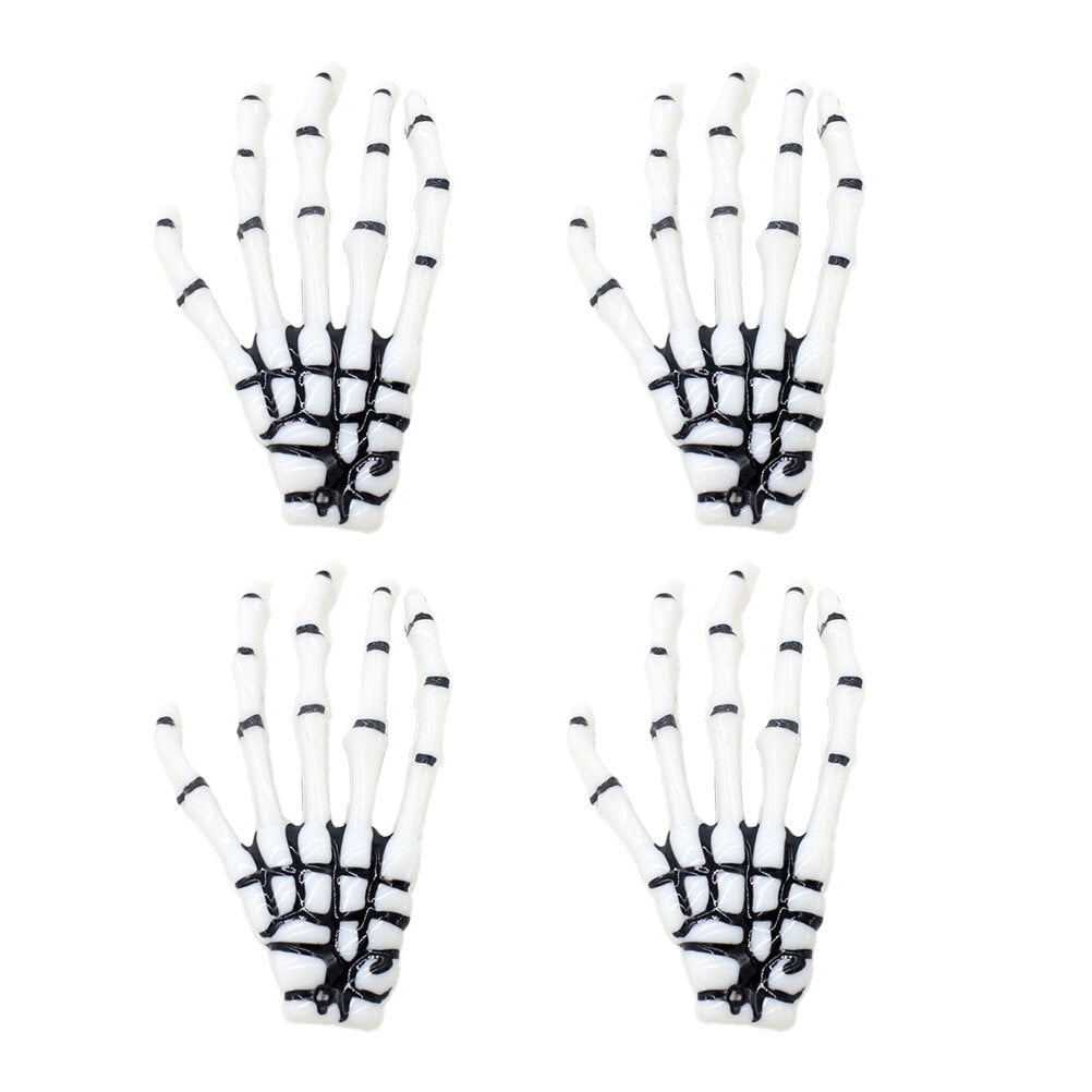 Click here for Ounona 4pcs Plastic Hand Skeleton Hair Clip Hallow... prices