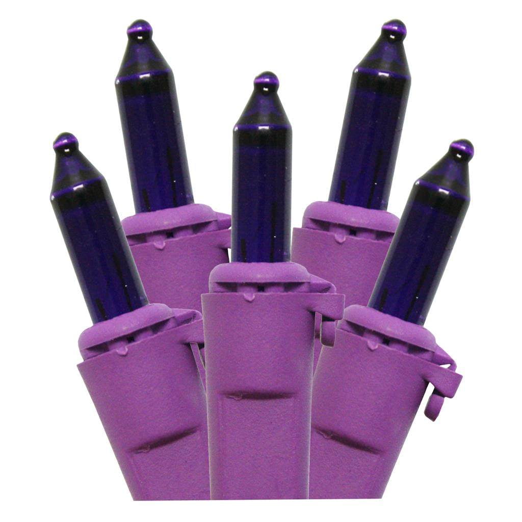 Brite Star 96829 - 50 Light Purple Wire Purple Miniature Light ...