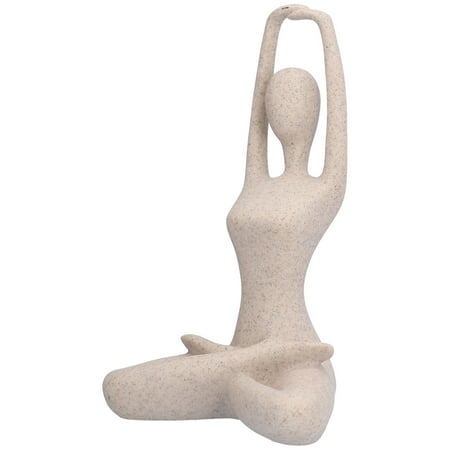 Resin Yoga Pose Figurines,Yoga Pose Statue Nordic Sandstone Resin ...