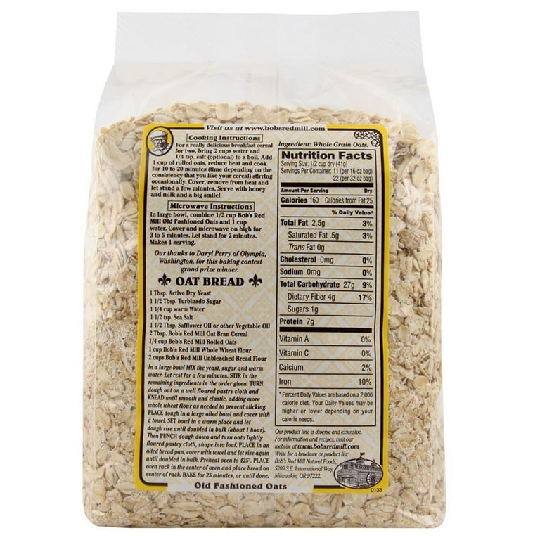 Whole Oats Nutrition