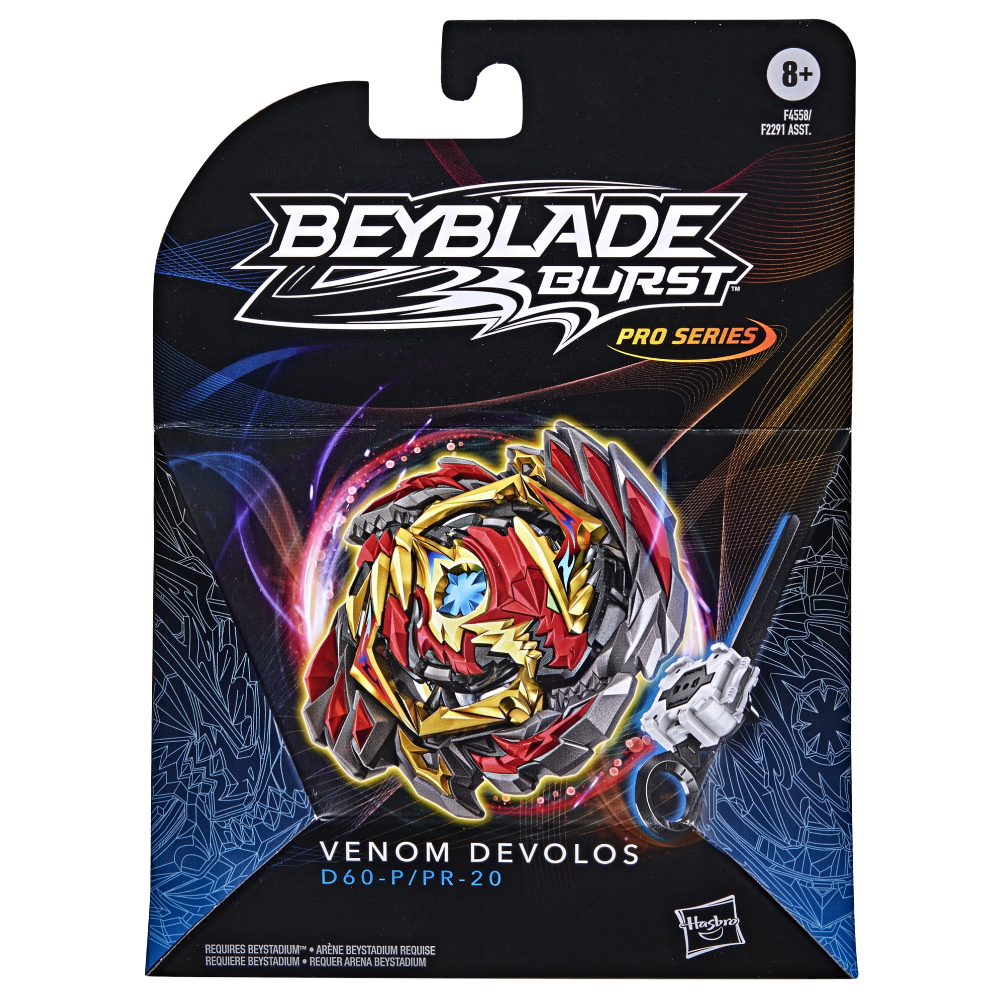 Buy Beyblade Burst Pro Series Venom Devolos Spinning Top Starter Pack ...