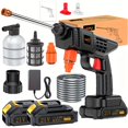 21V Cordless Pressure Washer - Portable Handheld Power Cleaner for Car ...