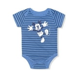 Mickey Mouse Baby Boy Short Sleeve Bodysuits, 3 Pack - Walmart.com