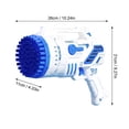 69 Hole Bubble Launcher Toy, Automatic Bubble Maker with Liquid Refill ...