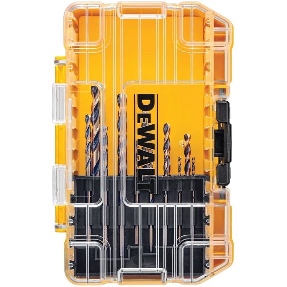 DEWALT Heavy Duty Black and Gold Drill Bit Set (21-Piece) for Home ...