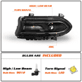 Top Gear Motors Headlights for Dodge Charger 2015–2022 LED DRL Halogen ...