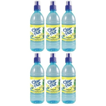Clear Fruit Peach Fling Flavored Water 6 Pack 16.9oz Bottles - Walmart.com