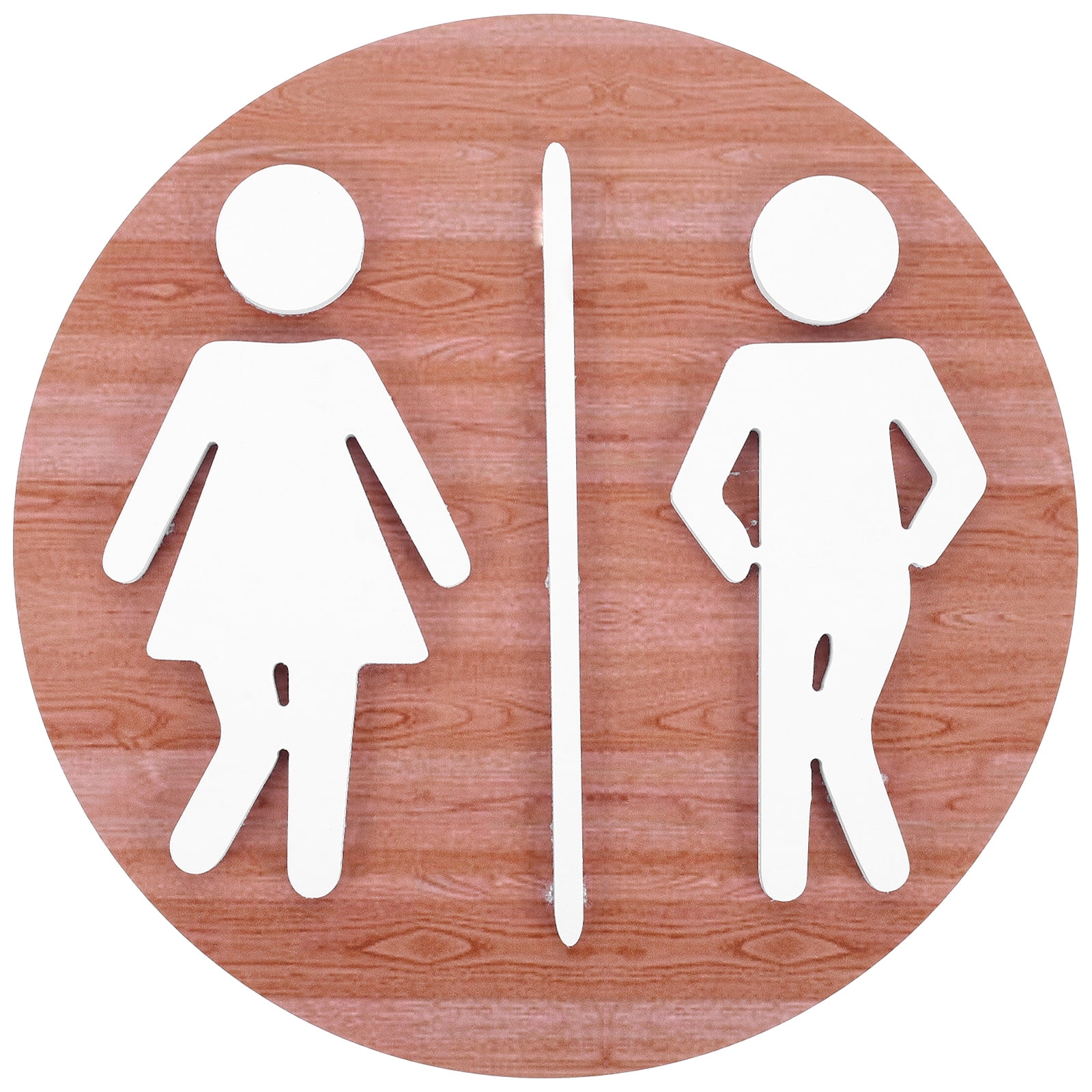Women's and Men's Toilet Sign Adhesive Bathroom Door Sign Toilet Sign ...