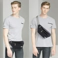 Tinyat Large Mens Fanny Pack 3 Zipper Pockets Crossbody Bag with ...
