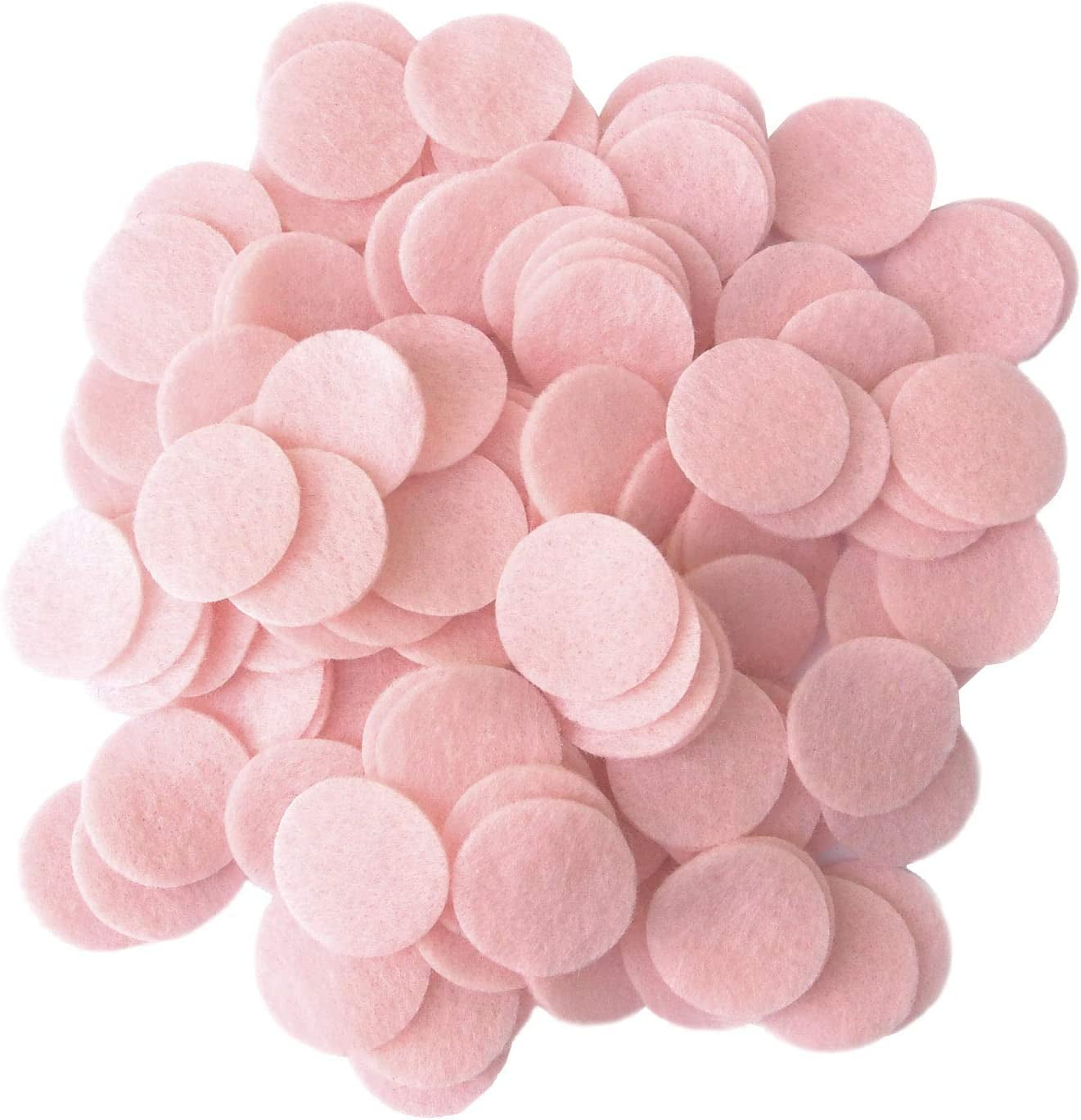 Playfully Ever After Light Pink Craft Felt Circles (1.5 Inch - 94pc ...