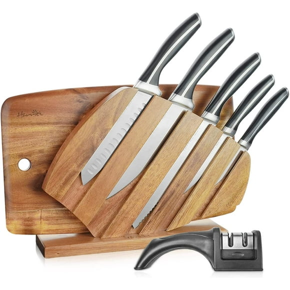 Stainless Steel Knife Block Without Knives