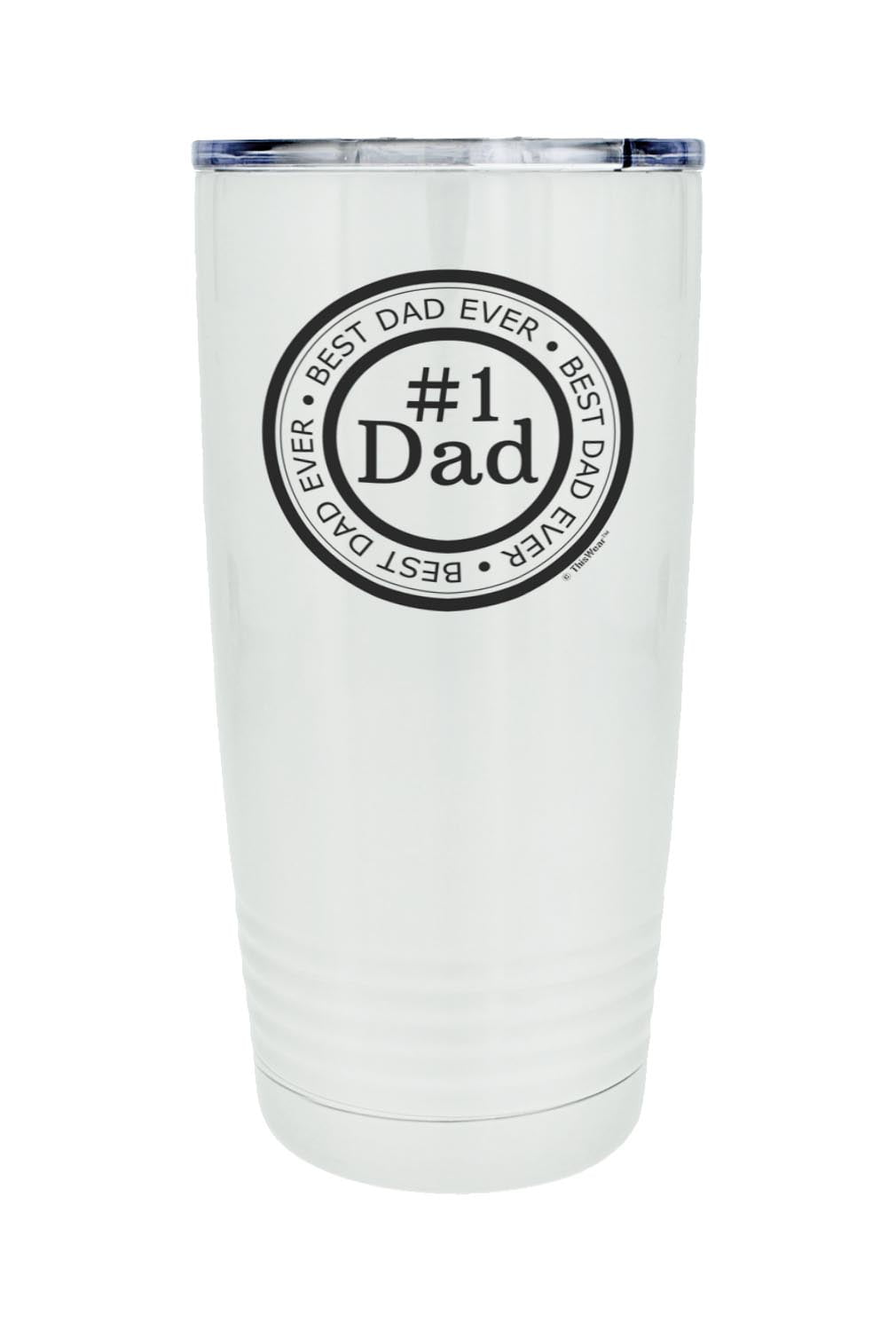 ThisWear Best Dad Mug Number 1 Dad Best Dad Ever 20oz Stainless Steel ...