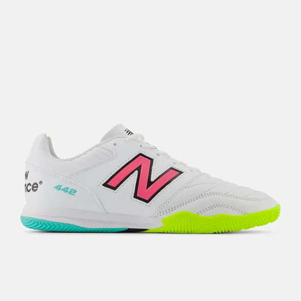 New Balance 442 PRO IN V2 MS41IWH2 WHITE Width 2E Indoor Soccer Shoes ...