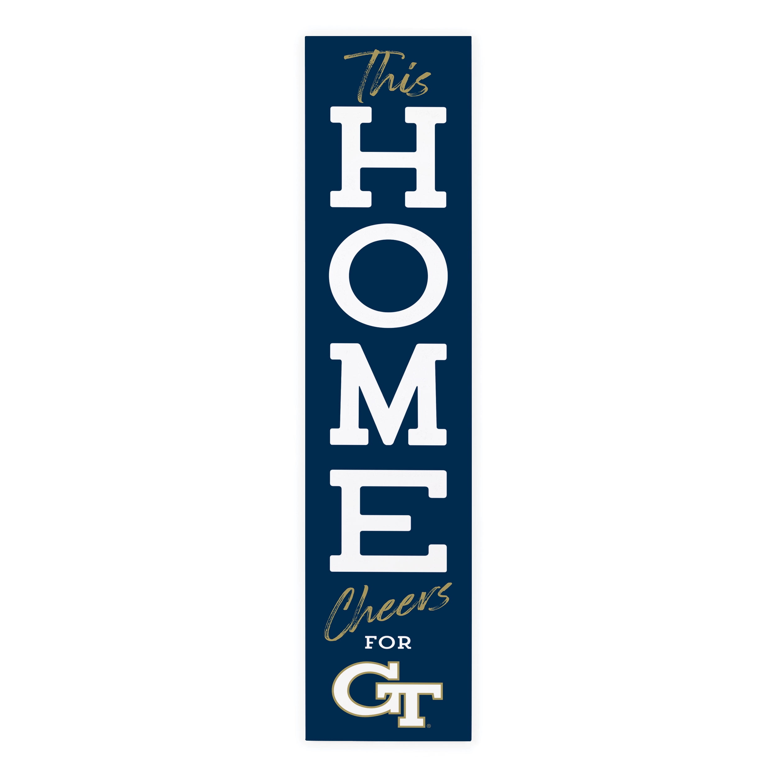 P. Graham Dunn This Home Cheers for Georgia Tech NCAA 47 x 10.5 Pine ...