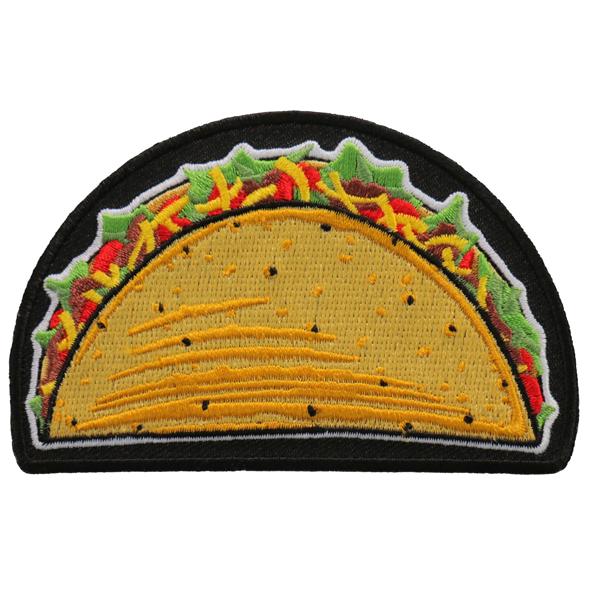 Hot Leathers PPA9943 4 Inch Taco Patch 4X3 - Walmart.com