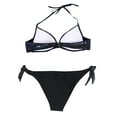 YAYUBA Womens 2026 Criss Cross Bikini Sets Tie Back Monowire Swimsuit ...