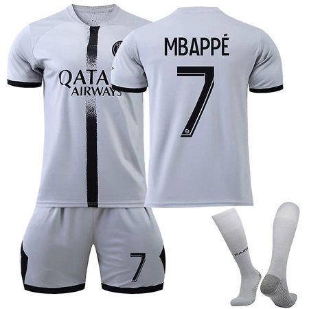 Mbappe #7 Jersey Home 22/23 New Season Paris Soccer Jersey Kits T ...