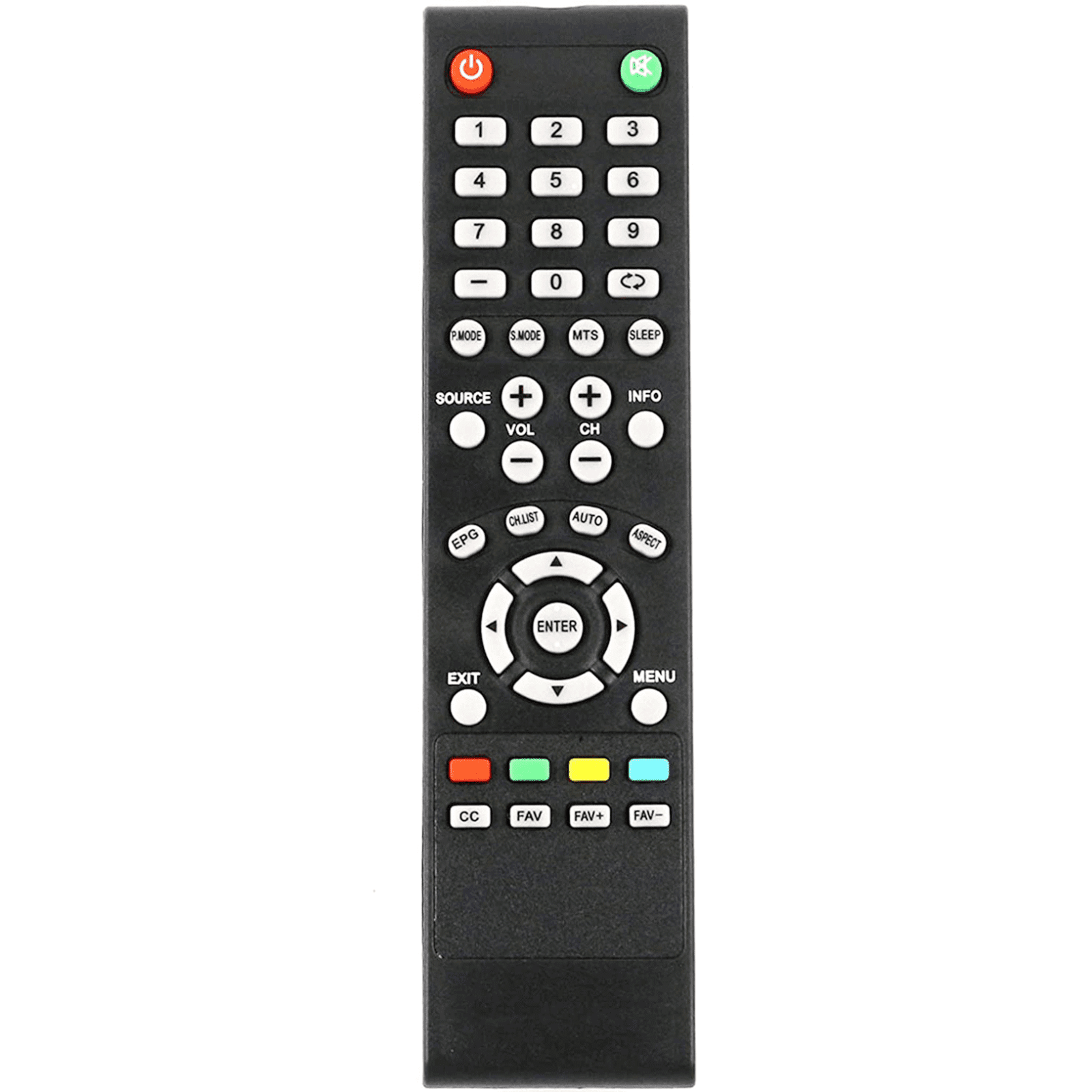 Replace Remote Control for PROSCAN TV PLED5529A-G Pledv3282a Pled2243a ...