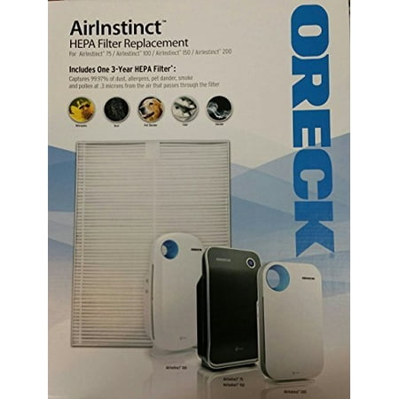 ORECK Airinstinct HEPA Filter Replacement - Walmart.com