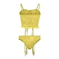 Lovskoo 2024 Women Corset Lingerie With Garter Belt Erotic Lingerie