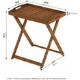 Furinno Tioman Outdoor Hardwood Tray Table - Walmart.com
