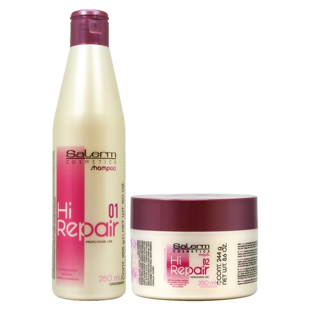 Salerm Hi Repair Shampoo 9oz+ Mask 8.6oz - Walmart.com