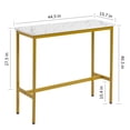 44.5" Bar Table, Pub Table, Narrow Rectangular Dining Table, Kitchen ...