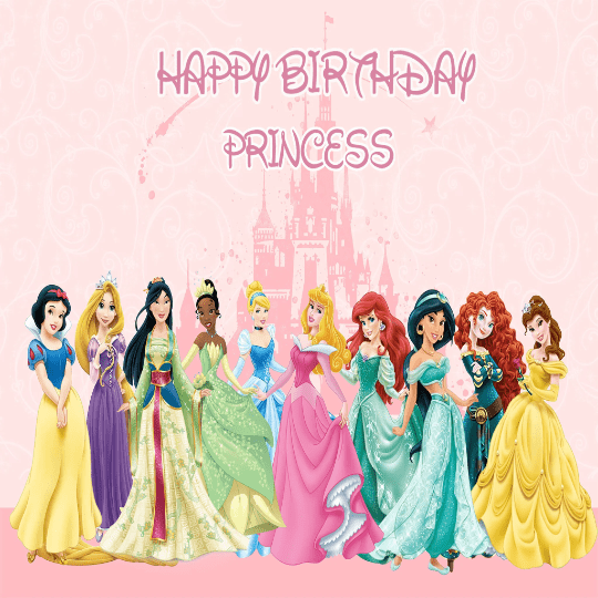 Pink Princess backdrop, cute adult princesses 7x5ft backdrop, cute girl ...