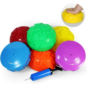 Yes4All Rocky Balance Pods and Balance Disc Set – Sensory Balance Pods ...