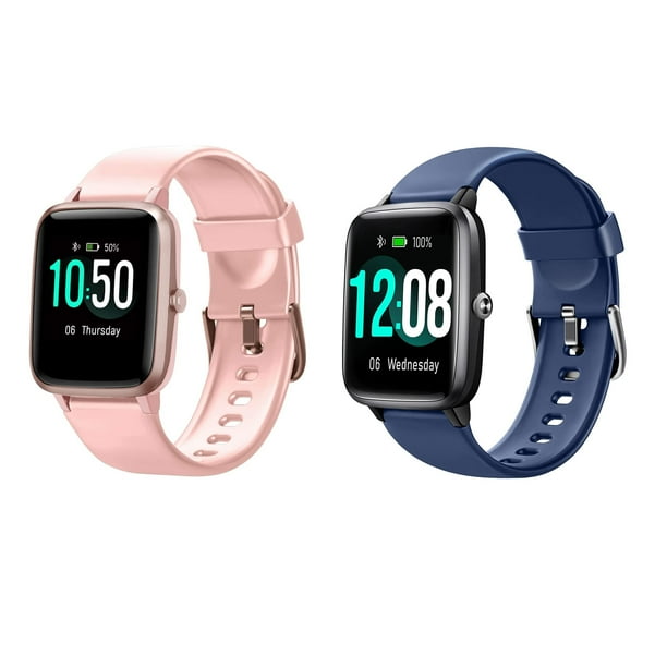 Letscom ID205L Smart Watch and Fitness Tracker with Heart Rate Monitor ...