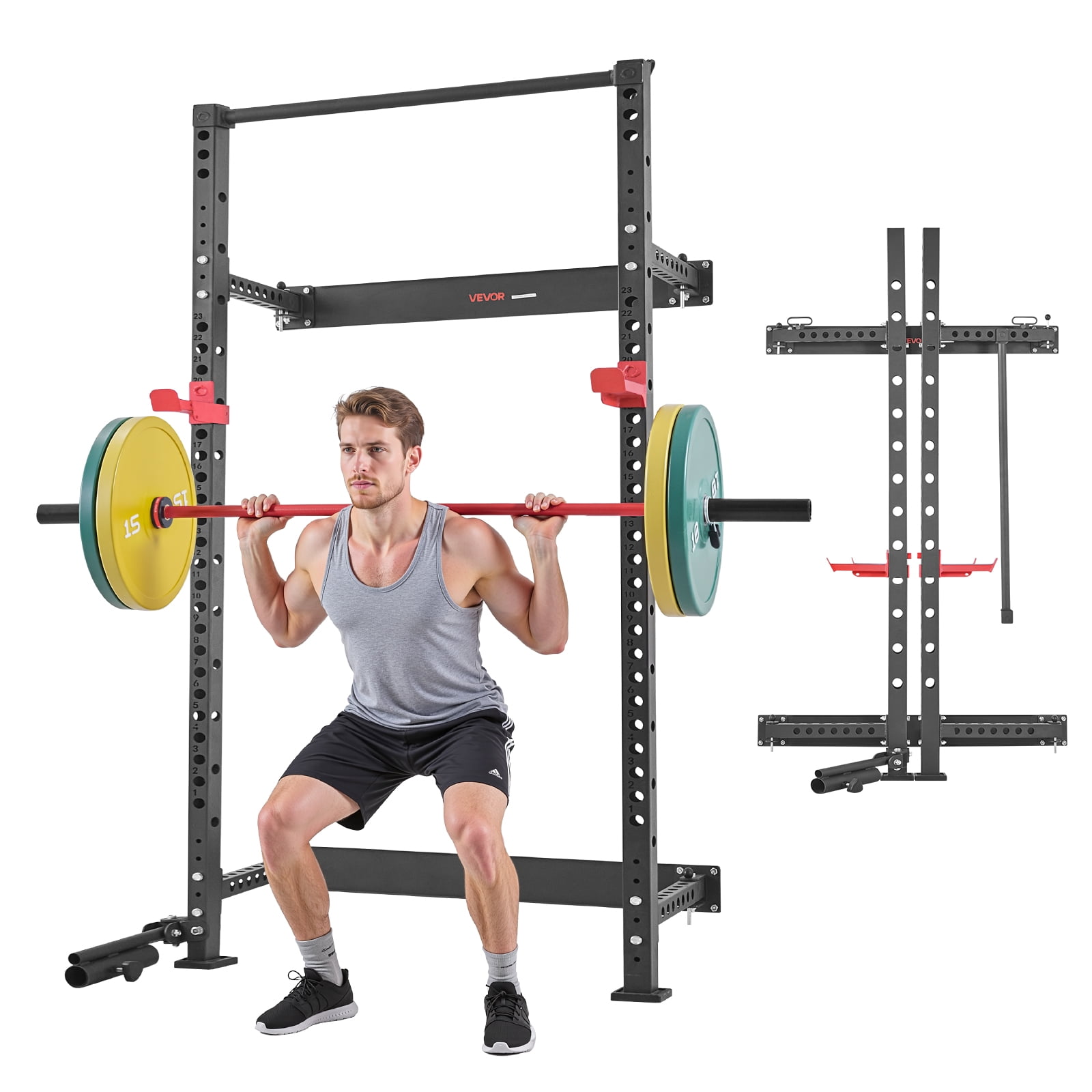 Click here for Vevor Folding Power Cage  Wall-Mounted Power Rack... prices