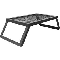 "BENTISM Foldable Cooking Rack, 18"" Portable Heavy Duty Steel Mesh ...