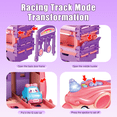 Flynow Unicorn Car Toys for Girls 3-8, Light Sound, Foldable 2-Player ...